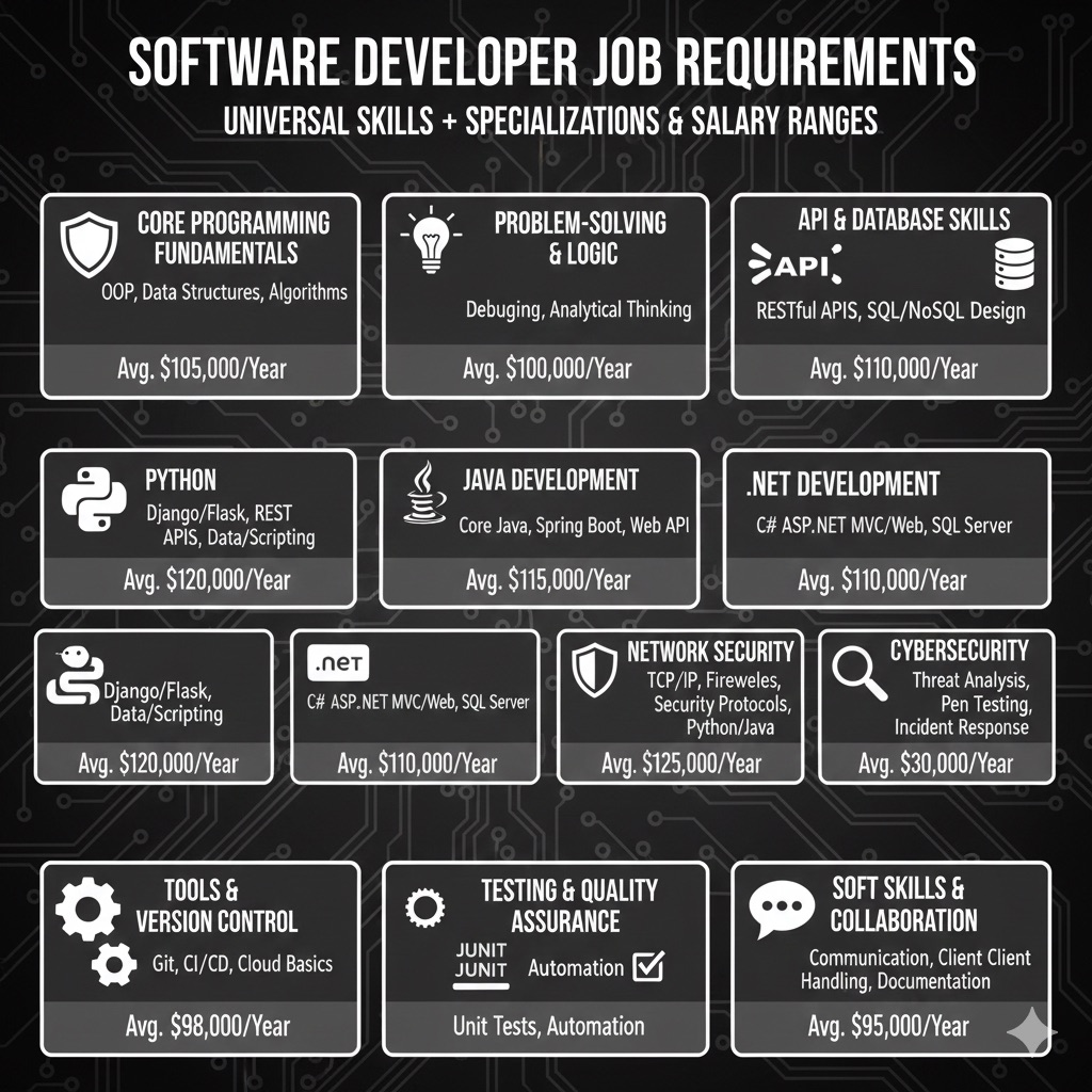 Software Developer Job Requirements for All Fields – Learn4school